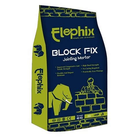 Elephix Block Fix Jointing Mortar 40 Kg At 455 Bag In Vapi ID