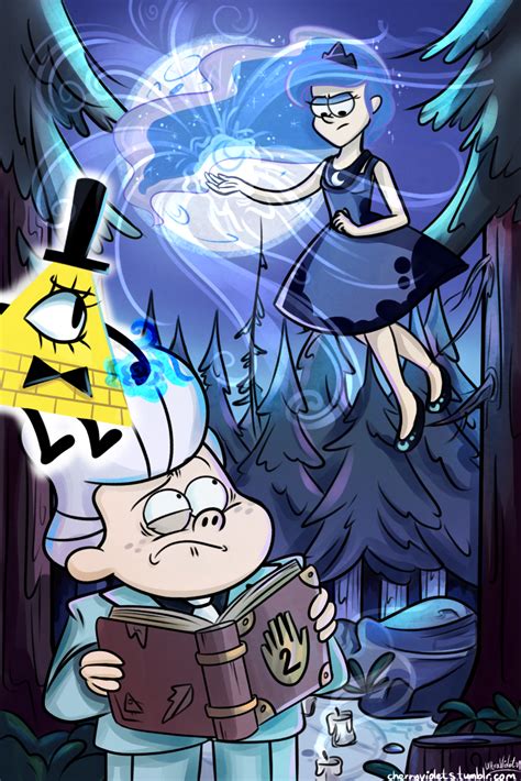 Gravity Falls And Mlp Fim Art By Theultraviolets • Cult Moody Tumblr