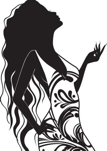 Sexy Girl Royalty Free Vector Image Vectorstock
