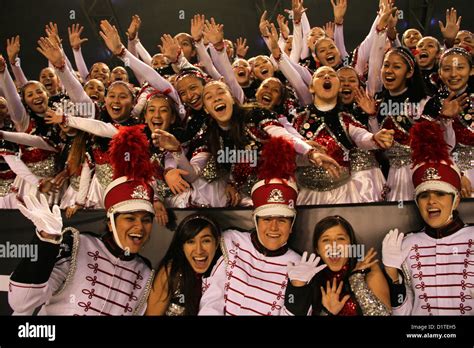The Phineas Banning High School Mighty Marching Pilots Show Off Their