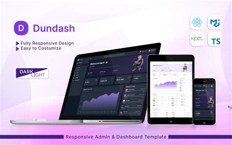 Dundash Nextjs Ve Mui Ile Modern React Dashboard