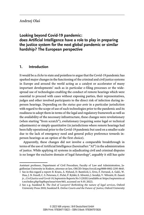 Pdf Looking Beyond Covid 19 Pandemic Does Artificial Intelligence