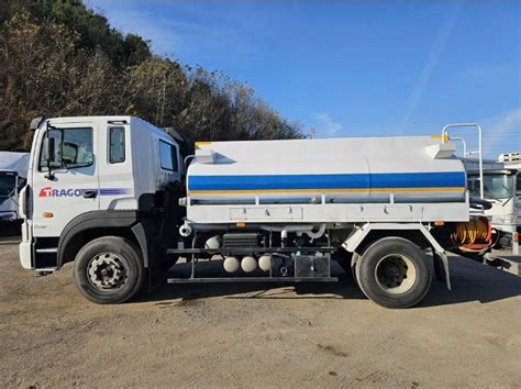 중고 8톤살수차 현대 트라고 전중딜화물차