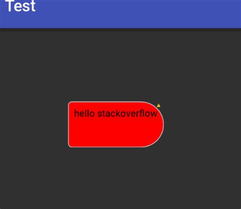 Android TextView Border Radius From Right More Than Left Stack Overflow