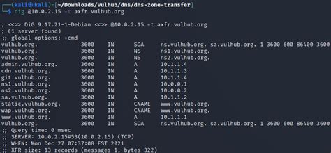 Penetration Testing Create A DNS Zone Transfer Lab
