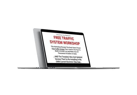 Download Tony Shepherd Free Traffic System Workshop