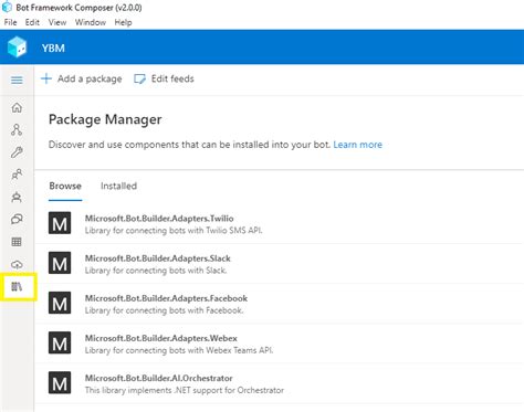 Introducing Bot Framework Component Model For Better Sharing And