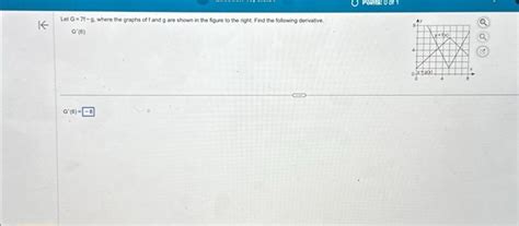 Solved Let G Fg Whete The Graphs Of F And G Are Shown In Chegg Com