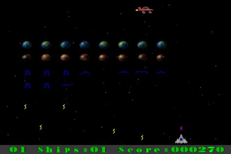 Ascii Invaders Game At