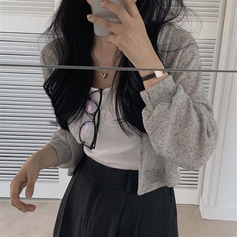 크림치즈마켓 [살안타템 일부 당일출고 ] 자체제작 크치made 순애 린넨 세미 크롭 볼레로 여름가디건 Cd 장마룩