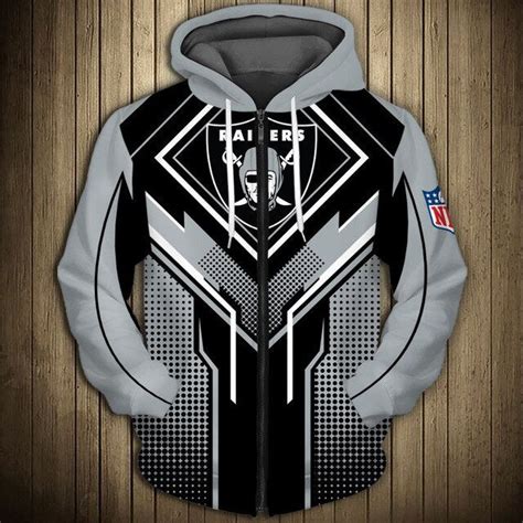Las Vegas Raiders Square Lattice Zipper Hoodie Donelanetop Store
