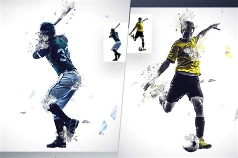 Broken Glass Photoshop Action Design Cuts