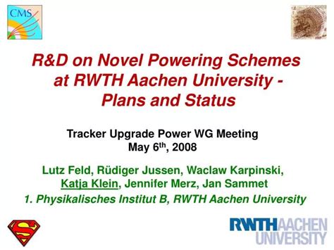 Ppt Randd On Novel Powering Schemes At Rwth Aachen University Plans And Status Powerpoint