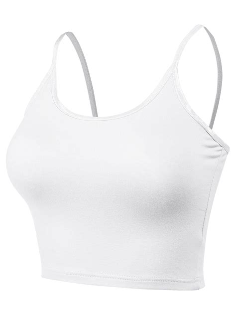 Fashionmille Women Workout Yoga Spaghetti Strap Tank Camisole Crop Tank