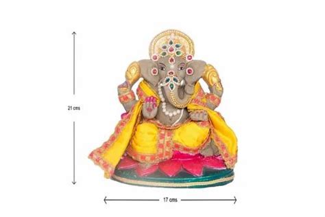 Clay Sri Rudra Eco Friendly Ganesh Idols 2023 4 Inches To 5 Ft