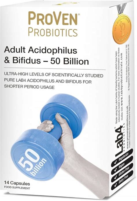 Proven Probiotics Adult Acidophilus And Bifidus 50 Billion Capsules 14