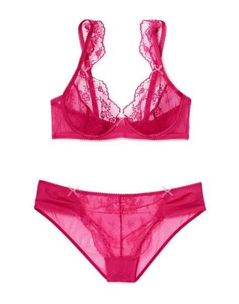 Clera Dark Pink Unlined Demi 32b 38b Adore Me