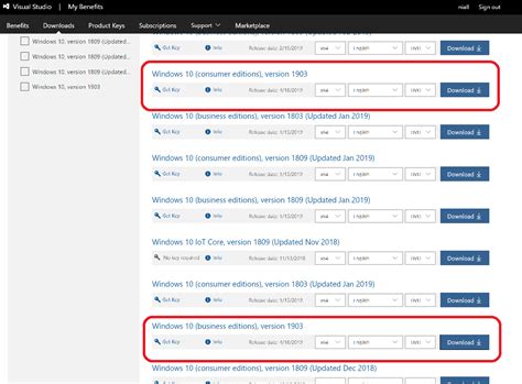 Windows 10 Version 1903 Is Available On Msdn Just Another Windows Noob