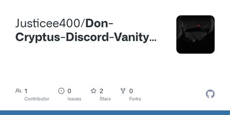 github justicee400 don cryptus discord vanity url sniper fix