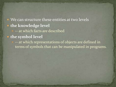 knowledge representation in ai ppt