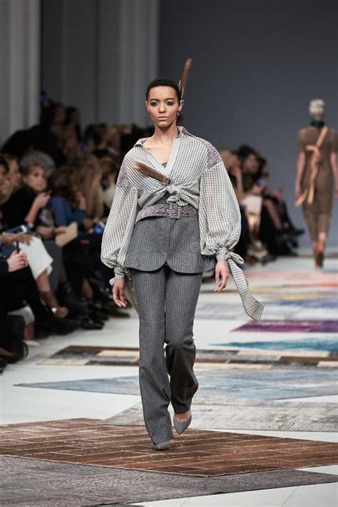 Kyiv Ukraine February 4 2017 Models Walk The Runway During