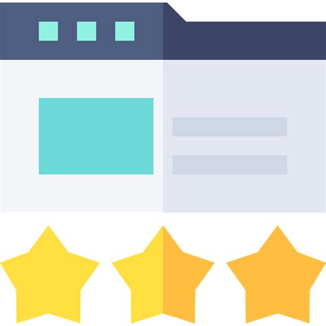 Review Basic Straight Flat Icon