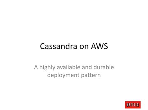 Cassandra Performance And Scalability On Aws Ppt
