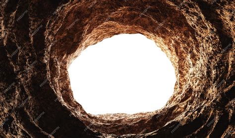 Premium Photo Cave Exit With Copy Space