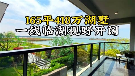 一线临湖，视野开阔！165平418w精致湖墅，200平庭院，双湖景 Youtube