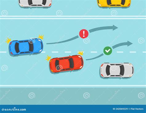 Overtaking Or Passing Rules On The Road Do Not Overtake If The Driver In Front Of You Has