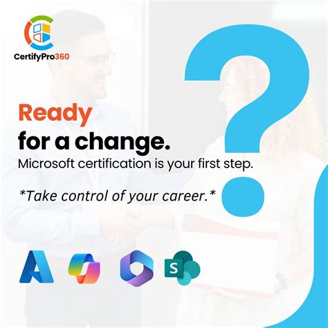 Microsoft Certification Is Your First Step To Taking Control Of Your