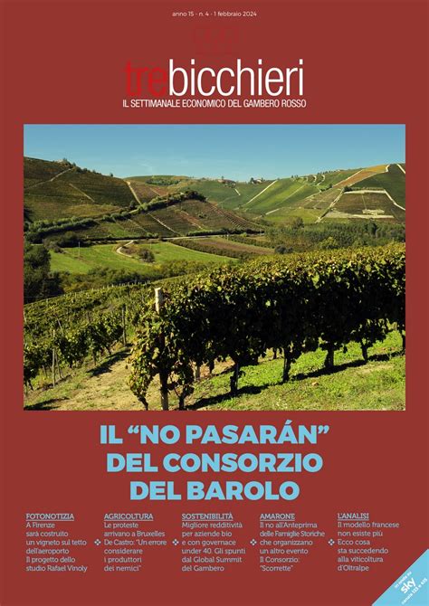 Settimanale Tre Bicchieri Del 1 Febbraio 2024 Gambero Rosso