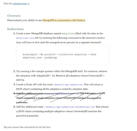 Solved Overview Demonstrate Your Ability To Use MongoDB In Chegg
