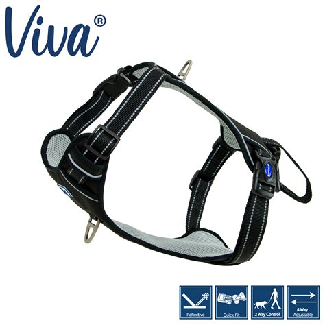 Viva Travel Harness Black Xl 80cm 120cm