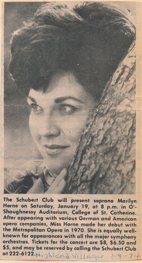 Marilyn Horne Schubert Club