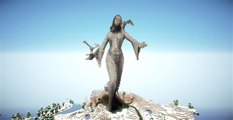 Minecraft Female Statue Schematic