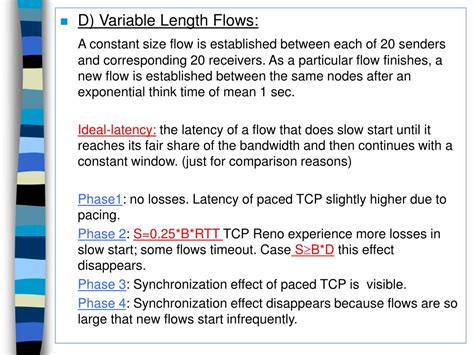 Ppt Understanding The Performance Of Tcp Pacing Powerpoint