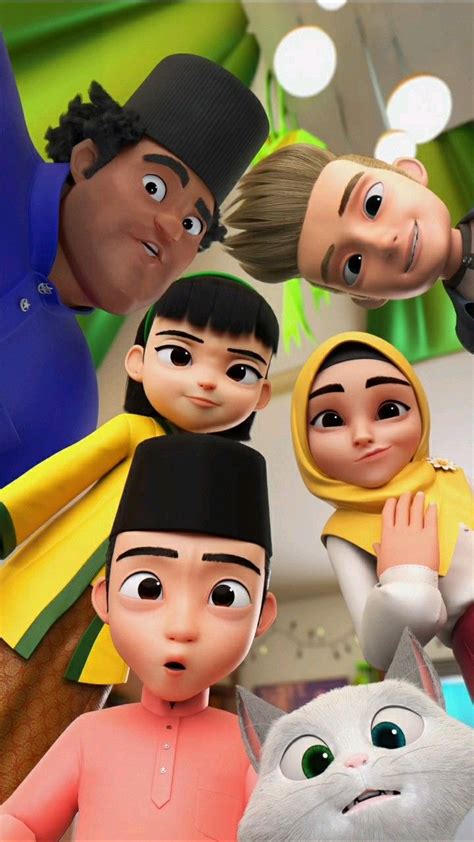 Ejen Ali, Alicia, Bakar, Chris, Iman & Comot | Chris, Iman, Photo and video
