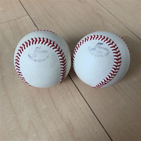 旧npb試合球 2個セット 旧npb公式試合球 プロ野球試合球 実使用球記念ボール｜売買されたオークション情報、yahooの商品情報を