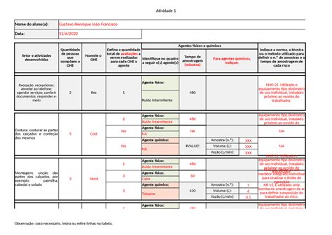Atividade Iii Uc04 Exercícios Segurança Do Trabalho Docsity