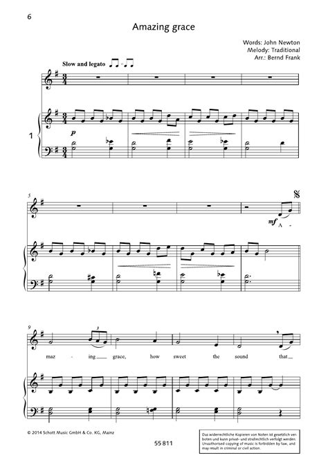 Amazing Grace Online Noten Von Smd 364266 Notendownload