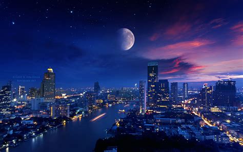 Hd Wallpaper City Lights