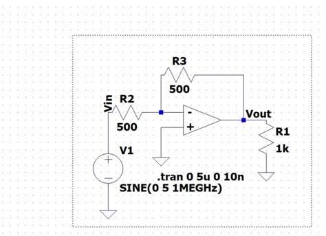 Simulation Of Ideal Operational Amplifier Using Ltspice Circuit