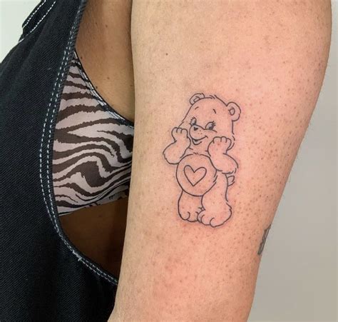 Care Bear Tat X Care Bear Tattoos Small Dope Tattoos Bear Tattoos