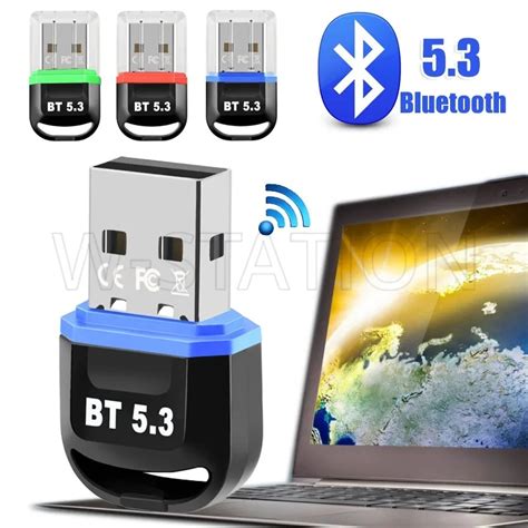 อะแดปเตอร์รับสัญญาณบลูทูธ 5 3 ดองเกิล Usb สําหรับเครื่องพิมพ์ หูฟัง Ps4 รองรับ Windows 7 8 1 10