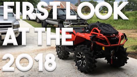 New 2018 Can Am Outlander 850 Xmr Youtube