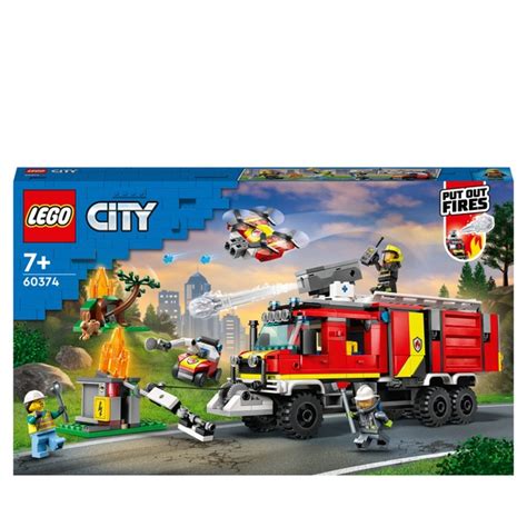 Lego City 60374 Fire Command Unit Truck Toy Smyths Toys Uk