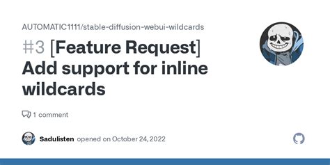 Feature Request Add Support For Inline Wildcards · Issue 3