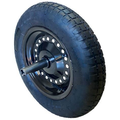 Roda Com Pneu E Câmara Para Carriola Carrinhos Plataforma Carrinho De