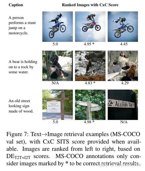 Ms Coco的扩展模态内和模态间语义相似性判断 知乎